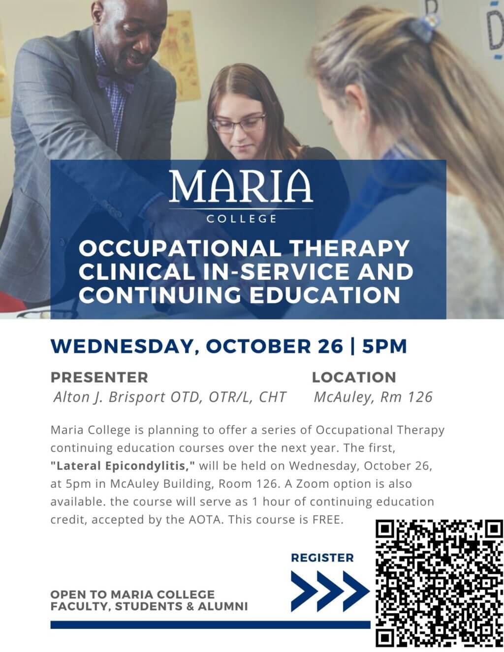 Occupational Therapy In-Service and Continuing Education - "Lateral ...